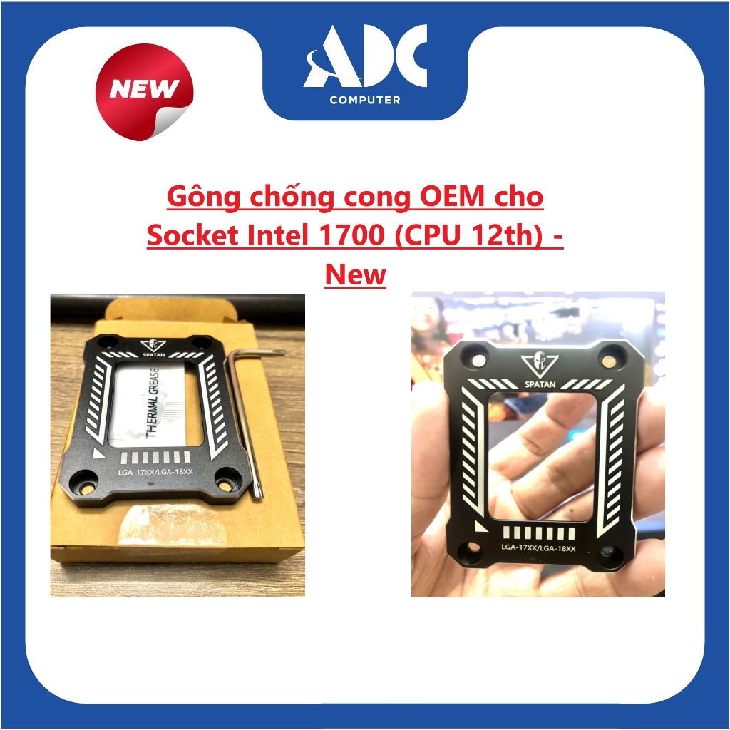 Gông chống cong OEM cho Socket Intel 1700 (CPU 12th) - New | Shopee ...