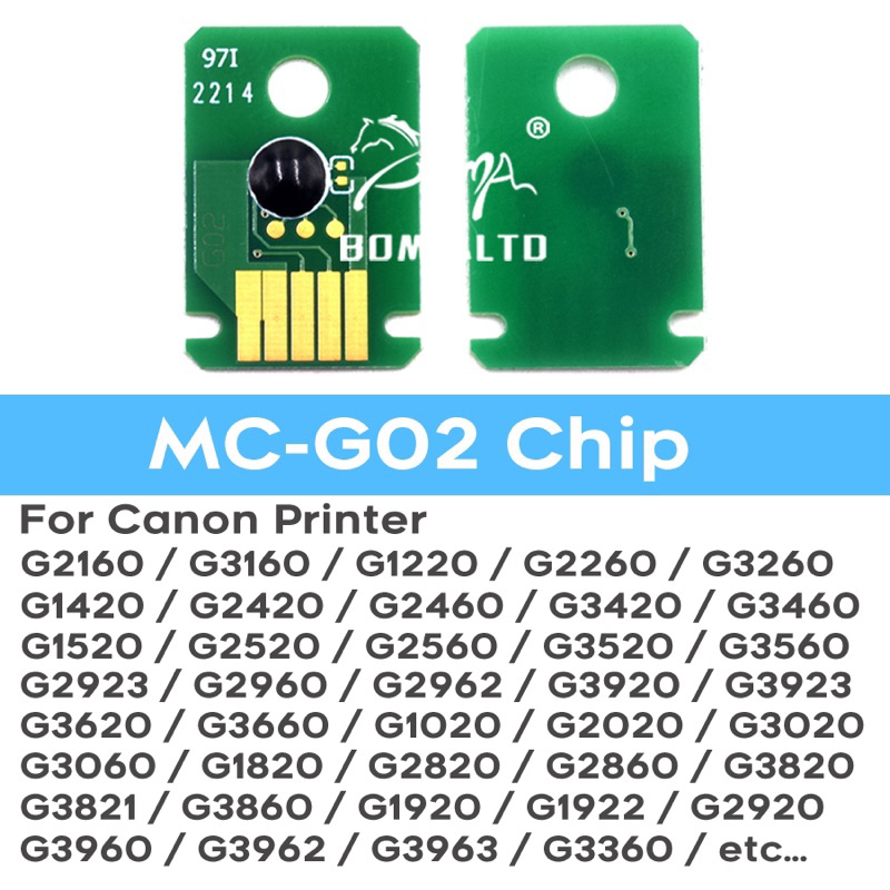 Chip MC-G02 Reset cho máy in Canon G1020, G2020, G3020, G3060 , G570 ...