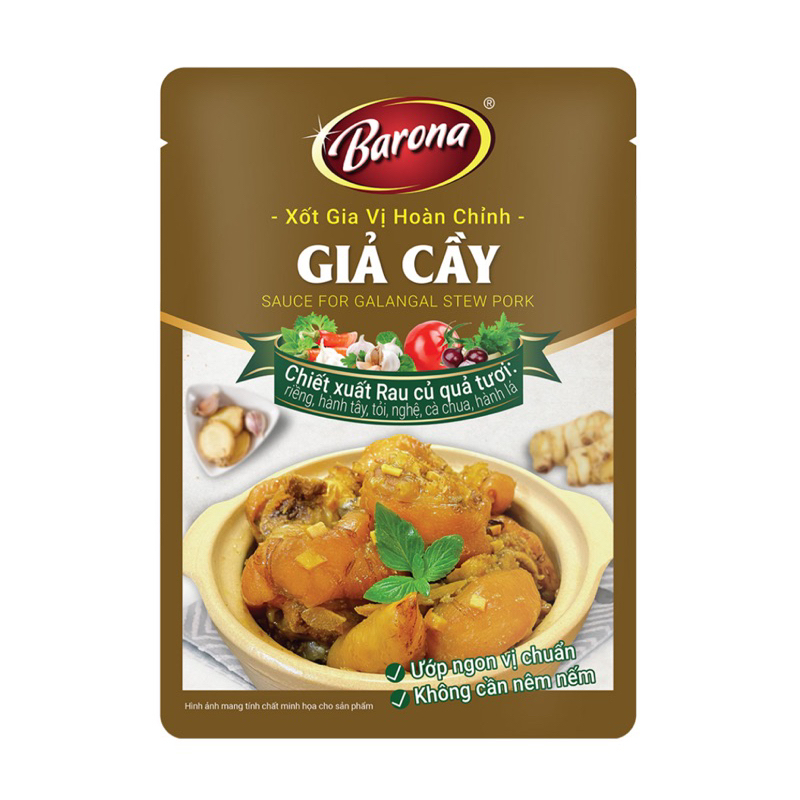 XỐT GIA VỊ HOÀN CHỈNH BARONA GIẢ CẦY GÓI 80G | Shopee Việt Nam