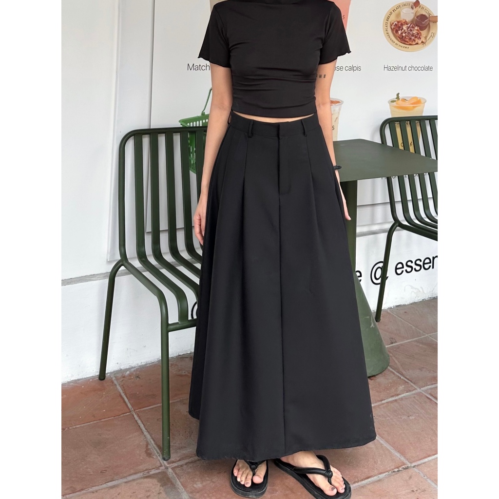 Chân váy xếp ly hack dáng - 𝐍𝐨𝐫𝐚 𝐒𝐤𝐢𝐫𝐭 | Shopee Việt Nam