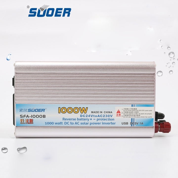 Máy Kích Điện 12V Lên 220V Inverter 2000W SUOER SUA-2000A Siêu Bền Bảo ...