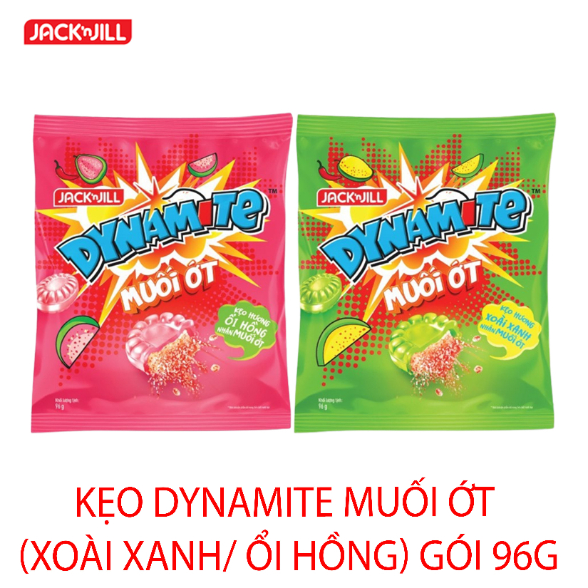 Kẹo Dynamite ổi hồng Muối Ớt - Xoài Xanh muối ớt - gói 96g | Shopee Việt Nam