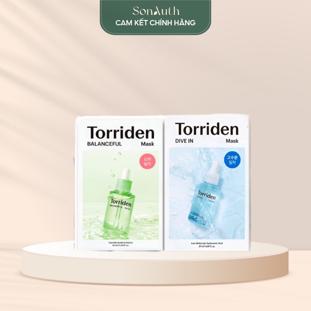 [Miếng lẻ] Mặt nạ giấy Torriden Mask 25ml - Miếng lẻ | Shopee Việt Nam