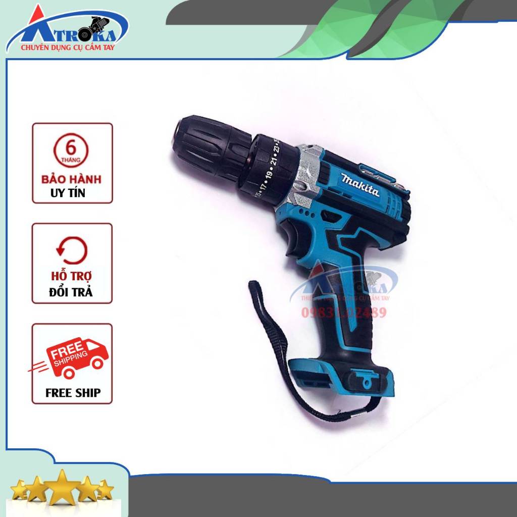 Thân máy khoan pin Makita 72v 72vf, điện áp 20v, 3 chức năng, có búa | Shopee Việt Nam