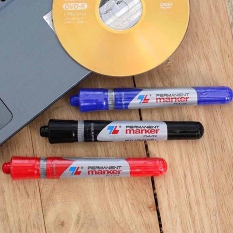 Bút Lông Dầu 2 Đầu PM09 Viết Không Trôi | Shopee Việt Nam