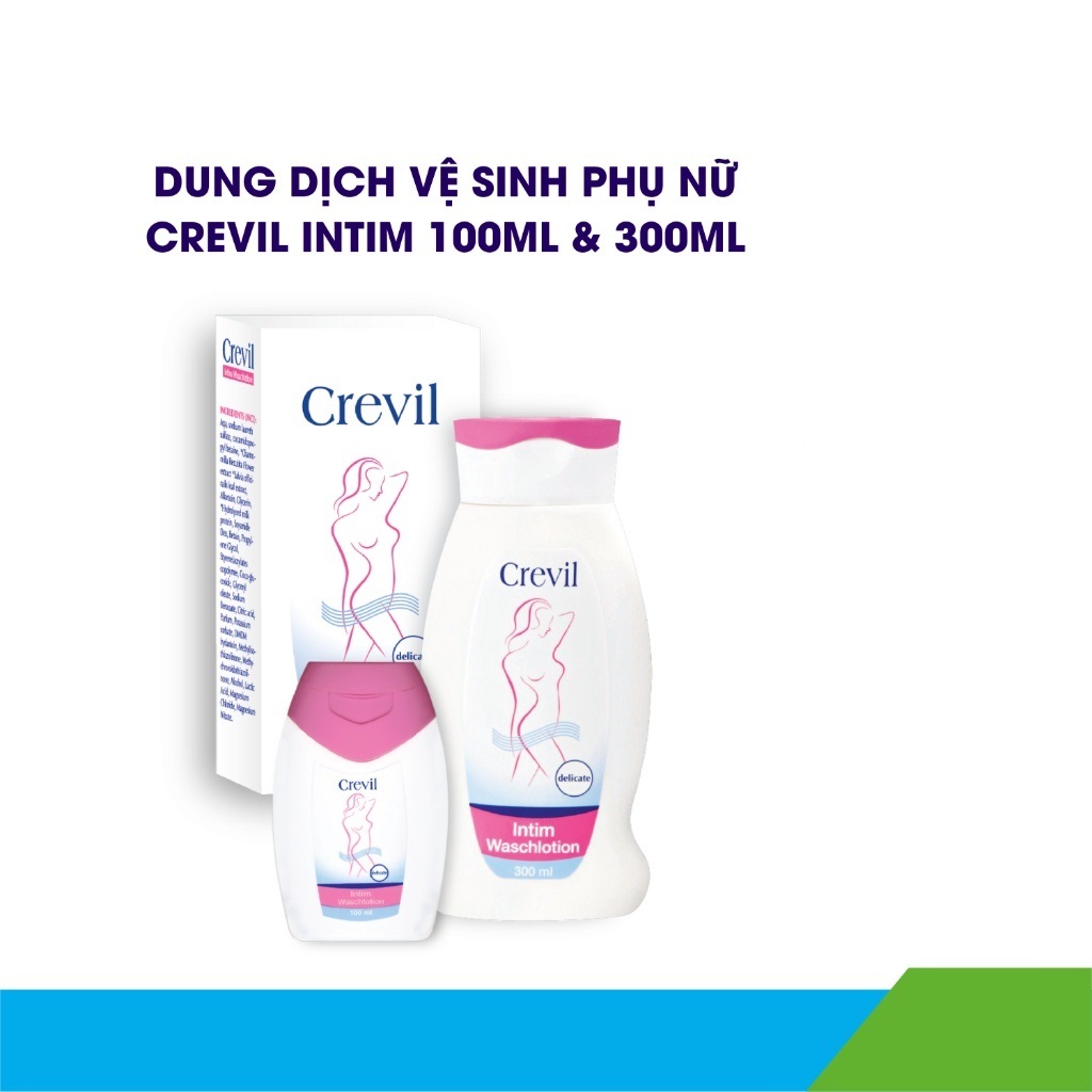 Dung Dịch Vệ Sinh Phụ Nữ Crevil Intim, Cân Bằng pH Tự Nhiên, Dưỡng Ẩm ...