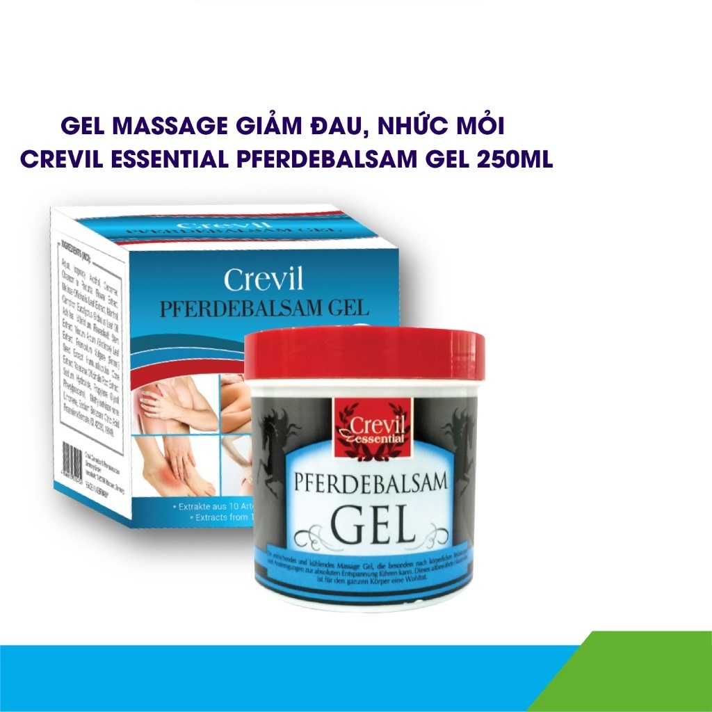 Gel Bôi Giảm Đau, Giảm Nhức Mỏi Cổ Vai Gáy - Crevil Essential ...