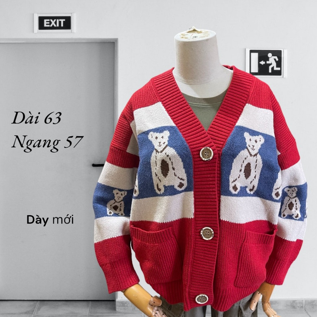 ( 2HAND ĐƯỢC LỰA MẪU ) Áo cardigan len 2hand, khoác len Hàn siêu phẩm ...