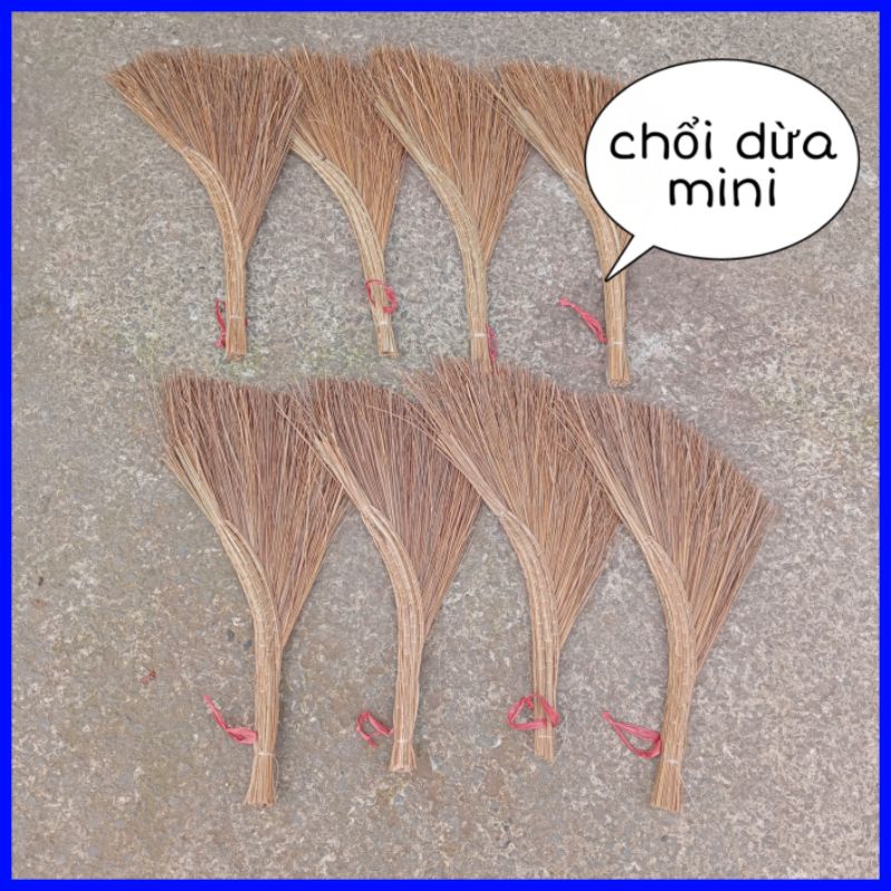 Chổi quét sân size nhỏ, chổi cộng dừa dài 50cm | Shopee Việt Nam