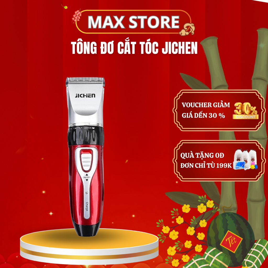 Tông Đơ Cắt Tóc, Bộ Tông Đơ Và Dụng Cụ Cắt Tóc Jichen, Máy Hớt Tóc Cao Cấp Đa Chức Năng, Bảo ...