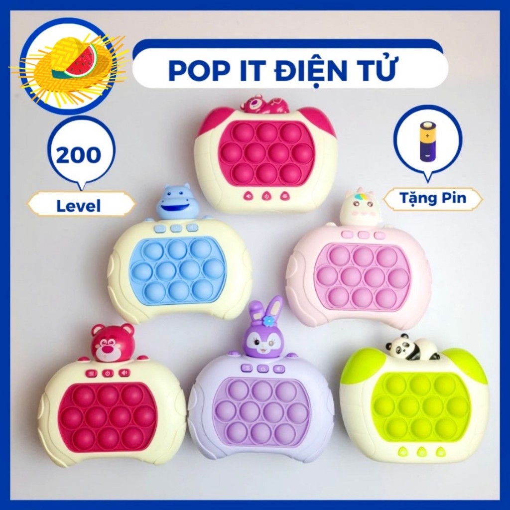 Đồ Chơi Popit Điện Tử Thế Hệ Mới ( Bản Tiếng Anh ) Rèn Luyện Sự Nhanh ...
