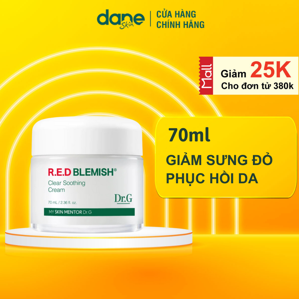 Kem dưỡng ẩm và phục hồi sâu cho da Dr.G R.E.D Blemish Clear Soothing ...