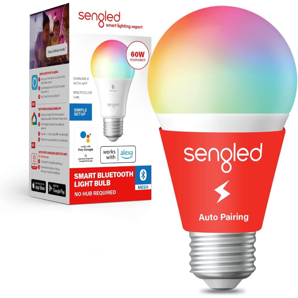Bóng đèn thông minh đổi màu Bluetooth wifi Sengled Smart Light Bulbs ...