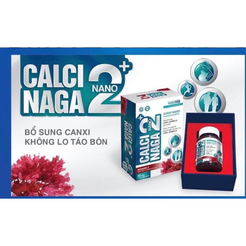 Viên uống Calci naga 2 nano | Shopee Việt Nam