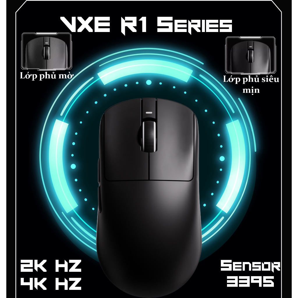 [Rẻ nhất] Chuột Gaming/Văn Phòng Không Dây VXE(VGN) R1 Series Cảm Biến ...