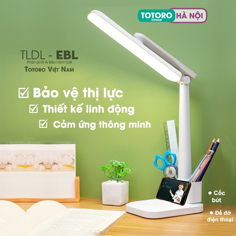Đèn bàn học đọc sách cao cấp bảo vệ mắt TLDL EBL - Ánh sáng trung tính ...
