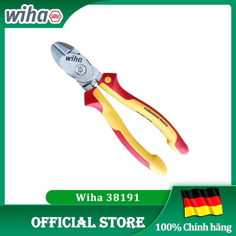 Kìm Cắt Cộng Lực Bi-Cut 200mm Cách Điện 1000 Volt WIHA 38191 [chính ...