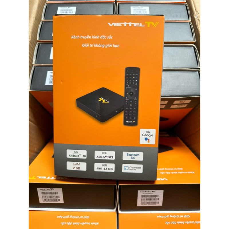 Tivi Box Viettel TV Vàng Android mới full box chưa qua sử dụng đã up rom ATV truyền hình kỹ ...