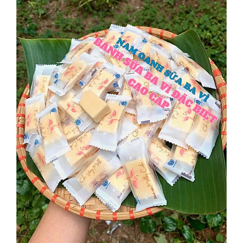 Bánh Sữa Hảo Hạng chuẩn vị xưa, đậm vị sữa. Đặc sản Ba Vì (loại 120chiếc/1kg). 1kg / 500g ...