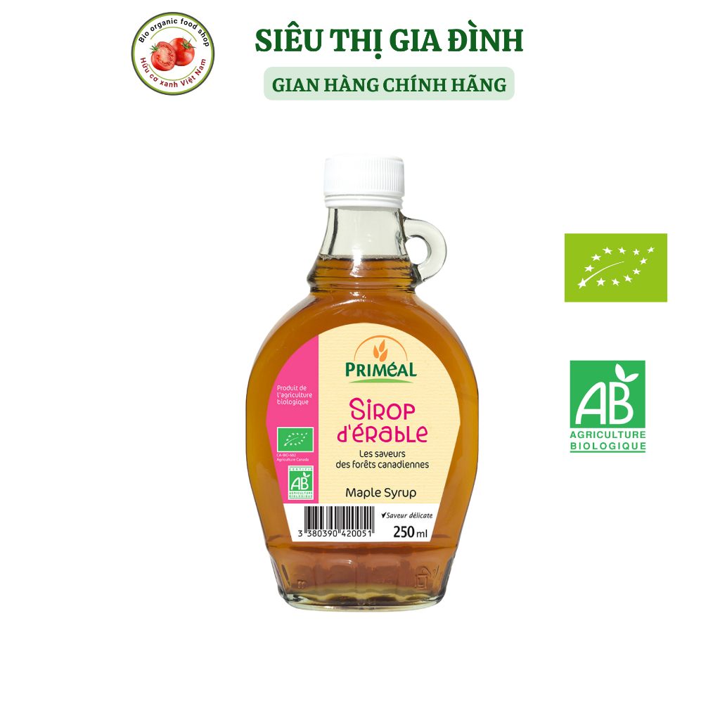 Maple Sirup / Primeal Siro Cây Phong Hữu Cơ (250ml) | Shopee Việt Nam