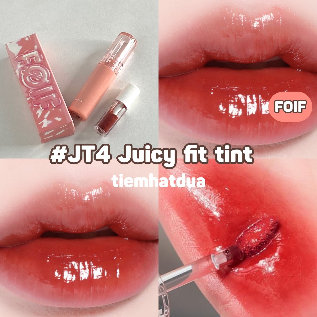 [SON CHIẾT] [FOIF by MERZ] Son Tint Bóng Thuần Chay, Ẩm Mọng, Bền Màu ...