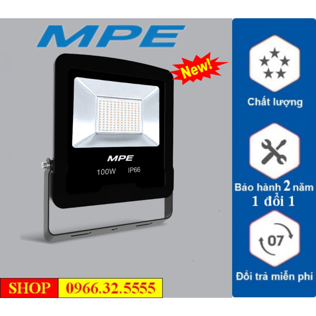 Đèn pha LED chính hãng MPE 50W-200W | Shopee Việt Nam