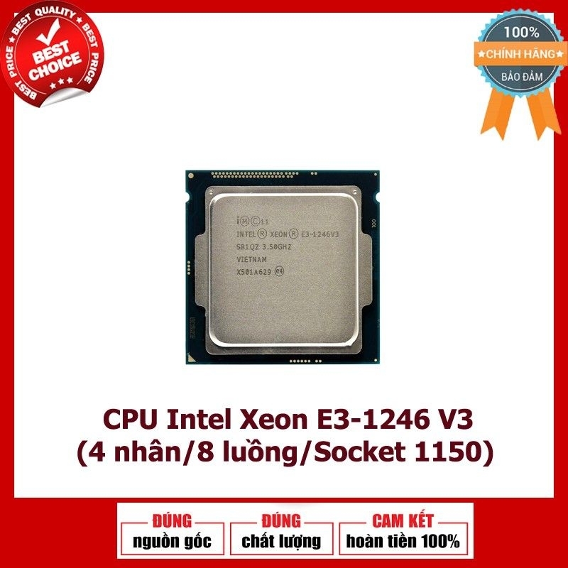 CPU intel Xeon E3 1246v3 (i7 4790) tặng tản nhiệt T400i | Shopee Việt Nam
