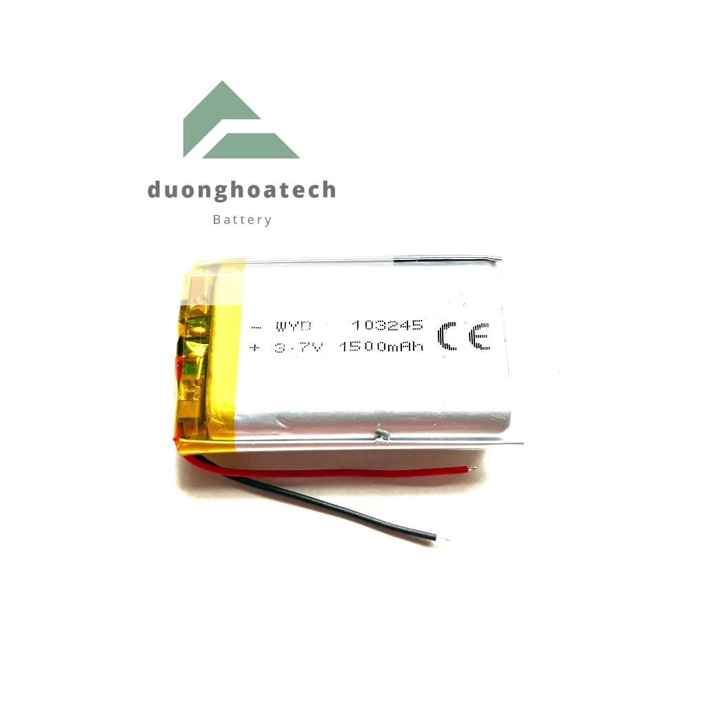 Pin Li-Po Lithium Polymer 3.7V Dung Lượng 1500mAh 10x32x45mm Dùng Cho ...