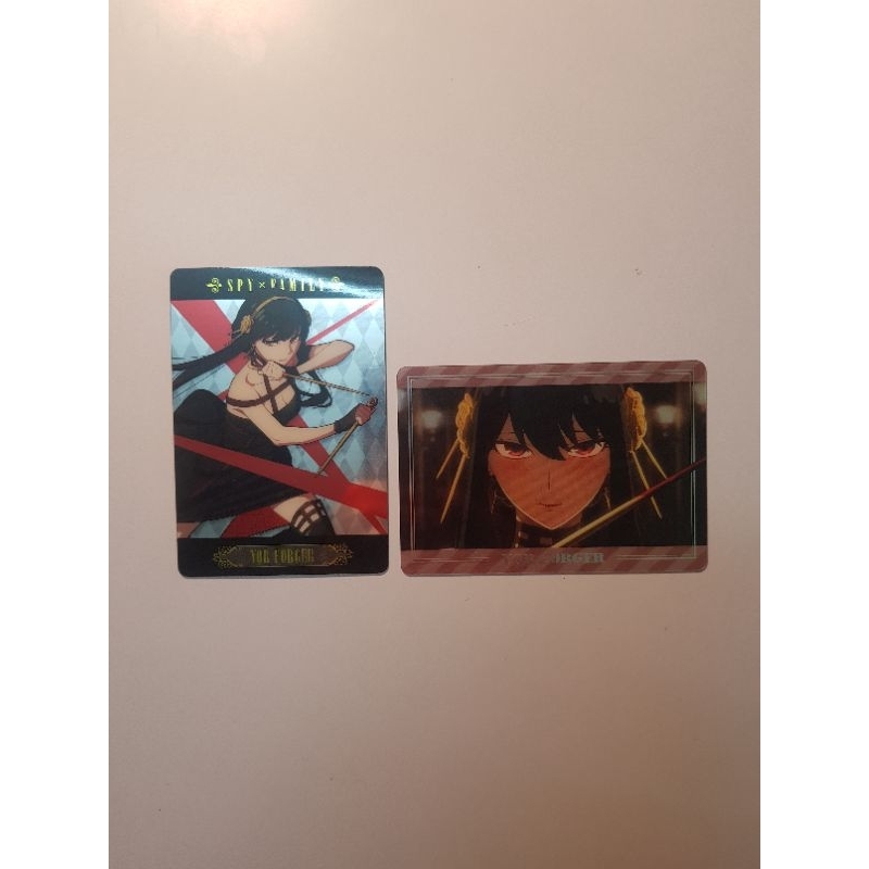 Card pack metal chính hãng Bandai Yor Forger Spy x Family Sxf | Shopee ...