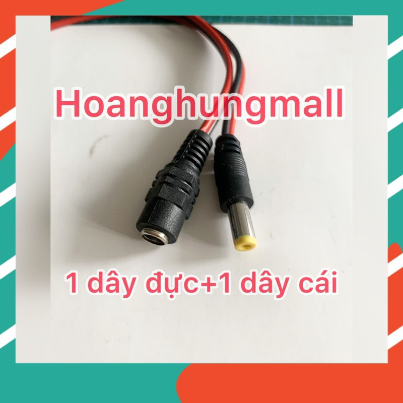 Dây jack hàn pin gồm jack đực jack cái (Cao su đúc cao cấp). Dùng làm ...