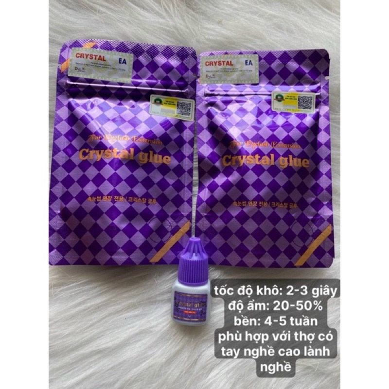 Keo Nối Mi Crytal Glue Khô 2-3s Chai 5ml | Shopee Việt Nam