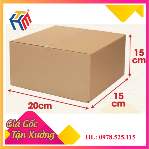 50 Hộp carton 20x15x15 cm, hộp giấy 20x15x15 cm | Shopee Việt Nam