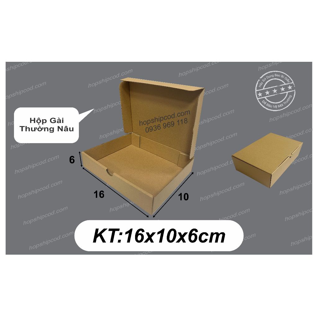 [Combo 100 cái] 16x10x6 cm Hộp Nắp Gài Thường | Shopee Việt Nam