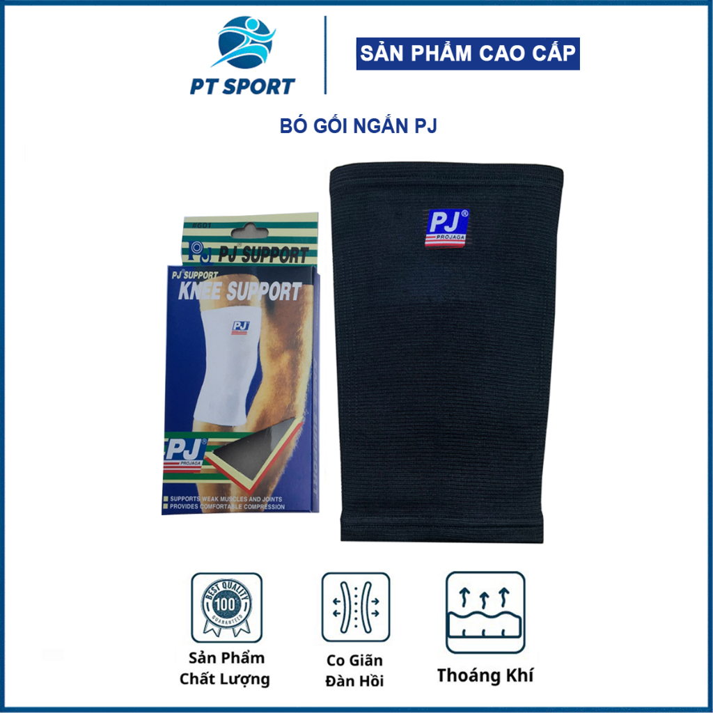 Combo 2 Bó Gối Thể Thao PJ 601 Chính Hãng | Loại Ngắn, Bảo Vệ Đàu Gối ...