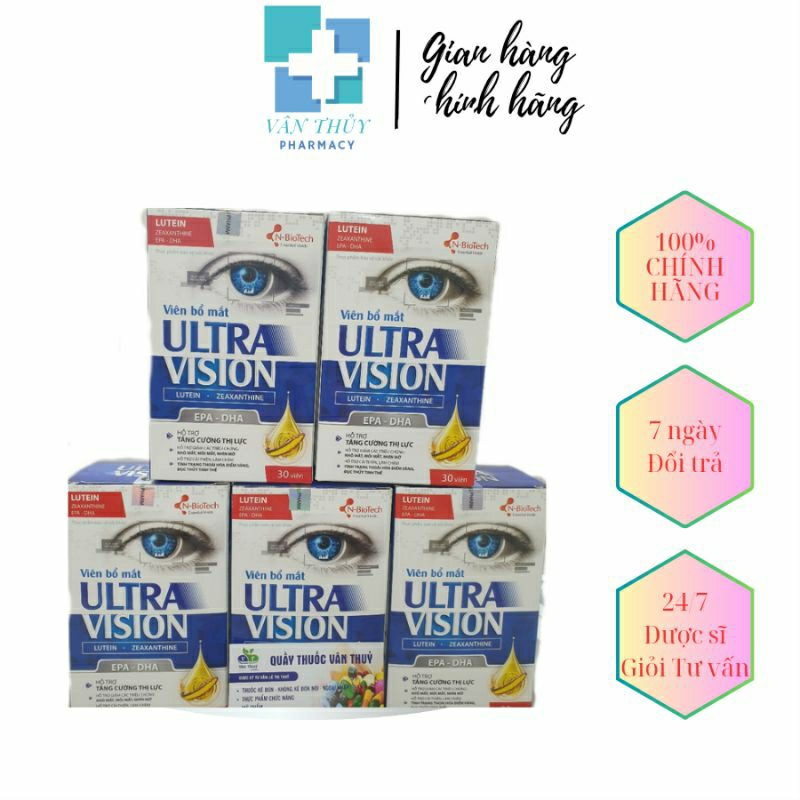 Viên uống bổ mắt Ultra Vision hộp 30 viên | Shopee Việt Nam