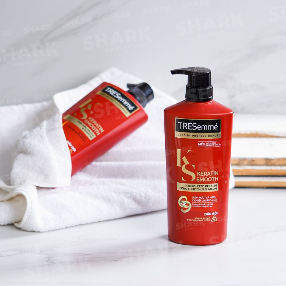 Dầu Gội TRESemmé Keratin Smooth Với Công Thức Hydrolyzed Keratin Thái Lan Vào Nếp Suôn Mượt ...