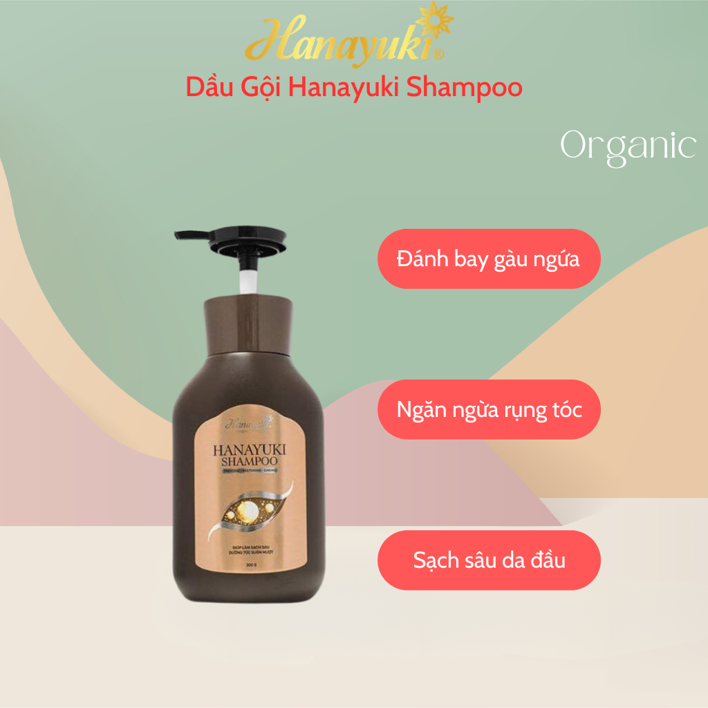 Dầu Gội Hanayuki Shampoo Ngăn Ngừa Rụng Tóc Kích Thích Mọc Tóc Hanayuki ...