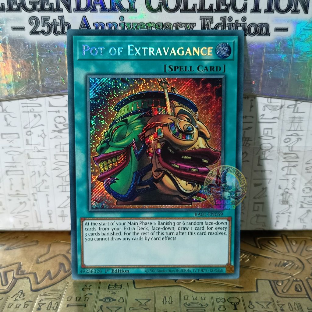 Pot of Extravagance – RA01-EN059 – Secret Rare [Thẻ bài Yugioh ...