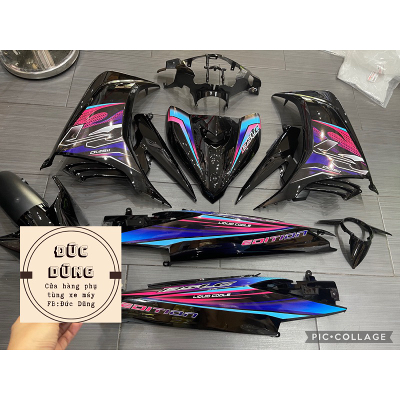 Dàn áo Exciter 135 đen tem LC135 | Shopee Việt Nam