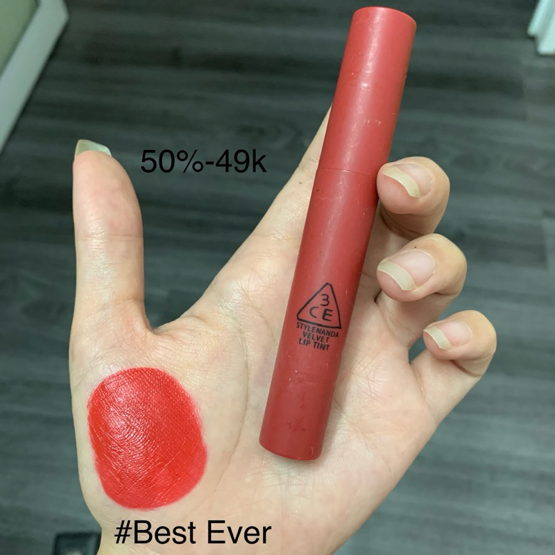 Son Kem Lì 3CE Best Ever Chính Hãng 2Hand 49k | Shopee Việt Nam