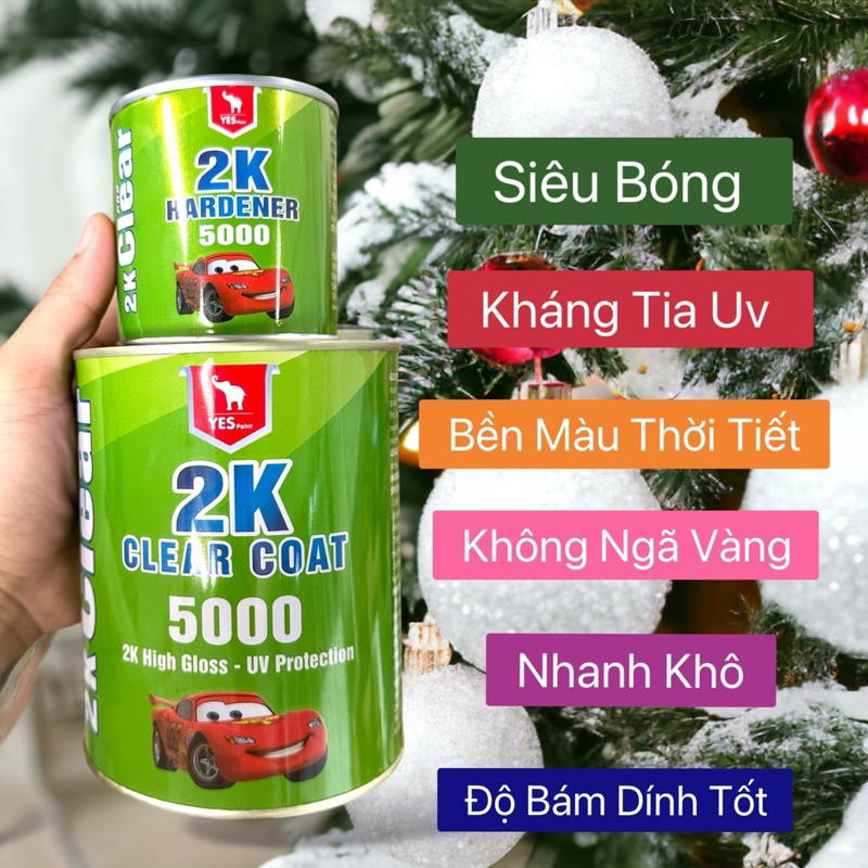 Sơn Siêu bóng Bền 2k COAT 5000 độ bền và độ bóng ngoài trời 8 năm bộ ...