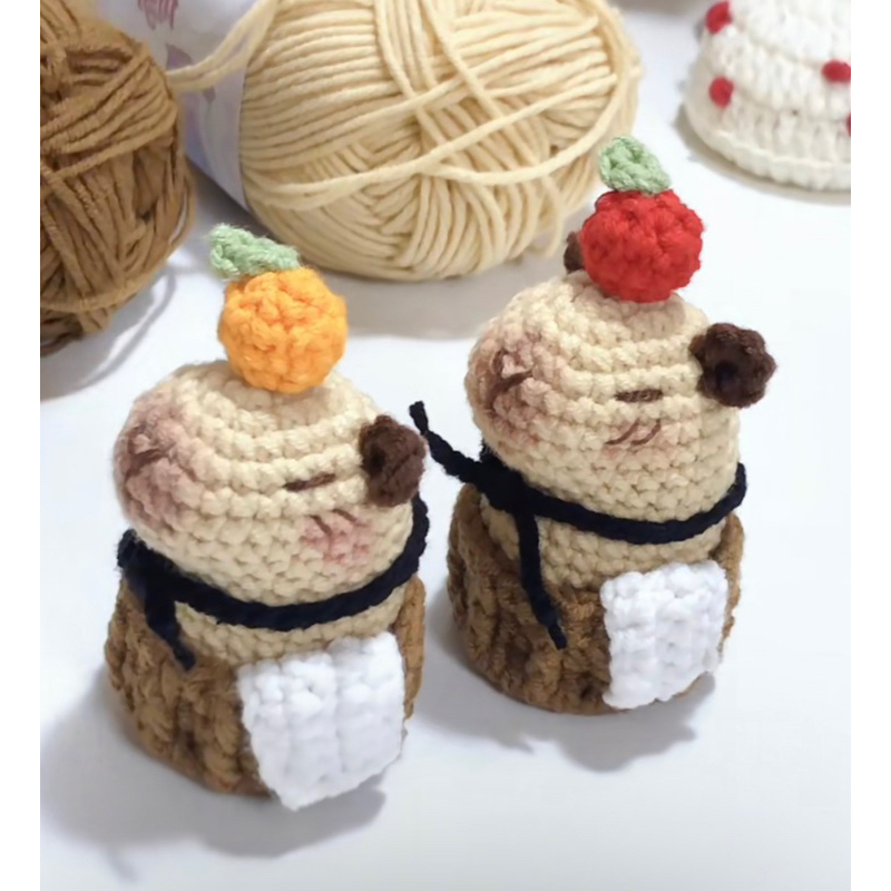 Móc khoá Capybara tắm táp bằng len | Shopee Việt Nam