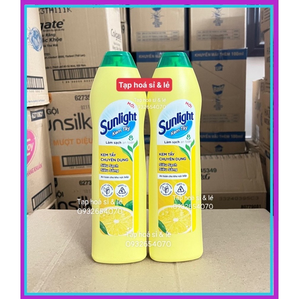 Combo 2 Kem tẩy đa năng sunlight hương chanh chai 690g | Shopee Việt Nam