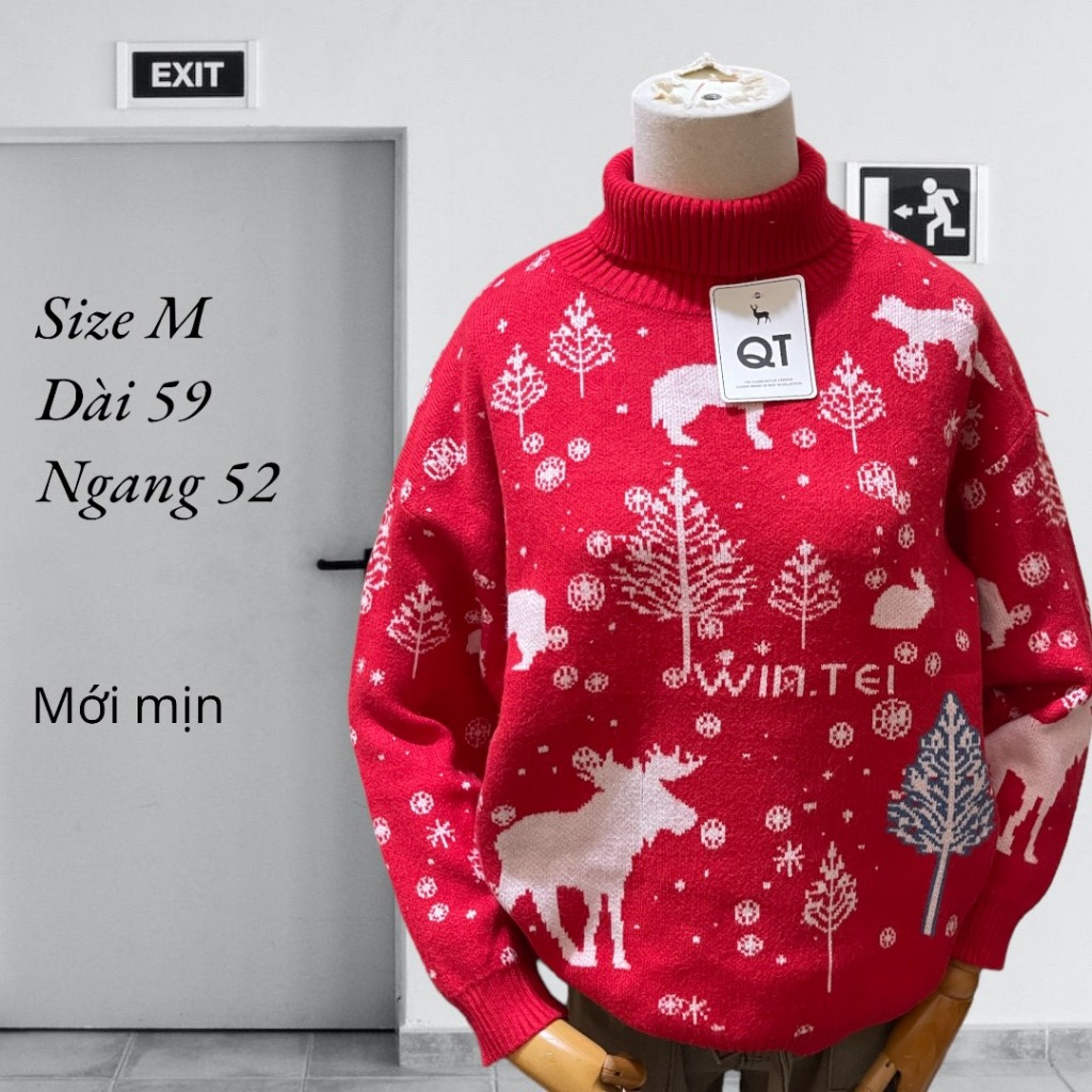 ( 2hand được lựa mẫu, LEN VIP BIGSIZE ) Áo len 2hand họa tiết form rộng ...