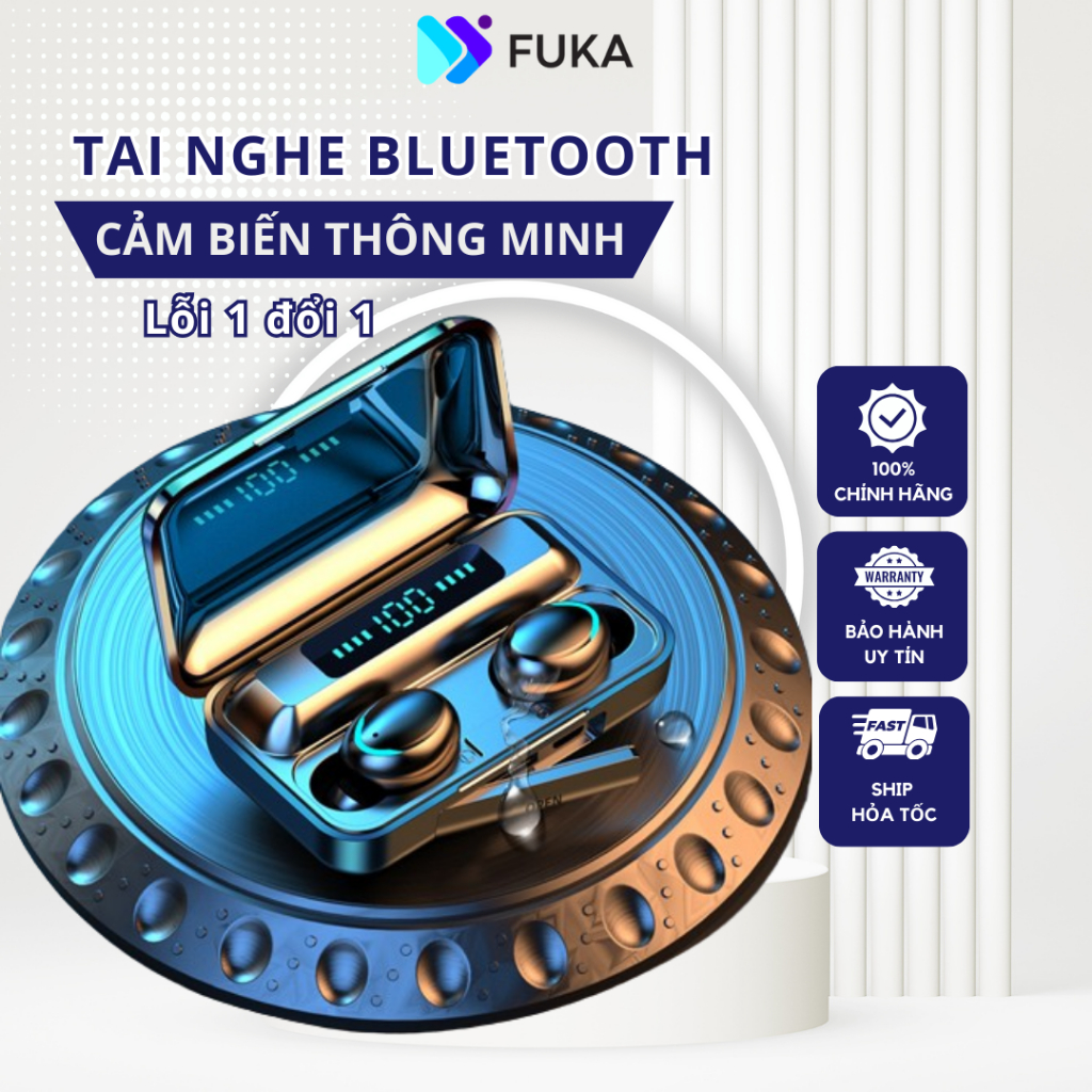 Tai nghe không dây Bluetooth TWS F9 Pro bản Quốc tế True Wireless có ...