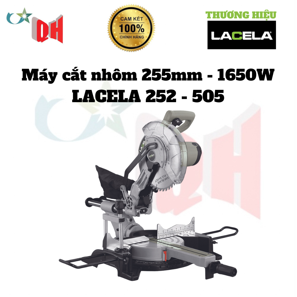 Máy Cắt Nhôm (Bàn Trượt, Có Thước Laze) 255mm - 1650W LACELA 252-505 ...