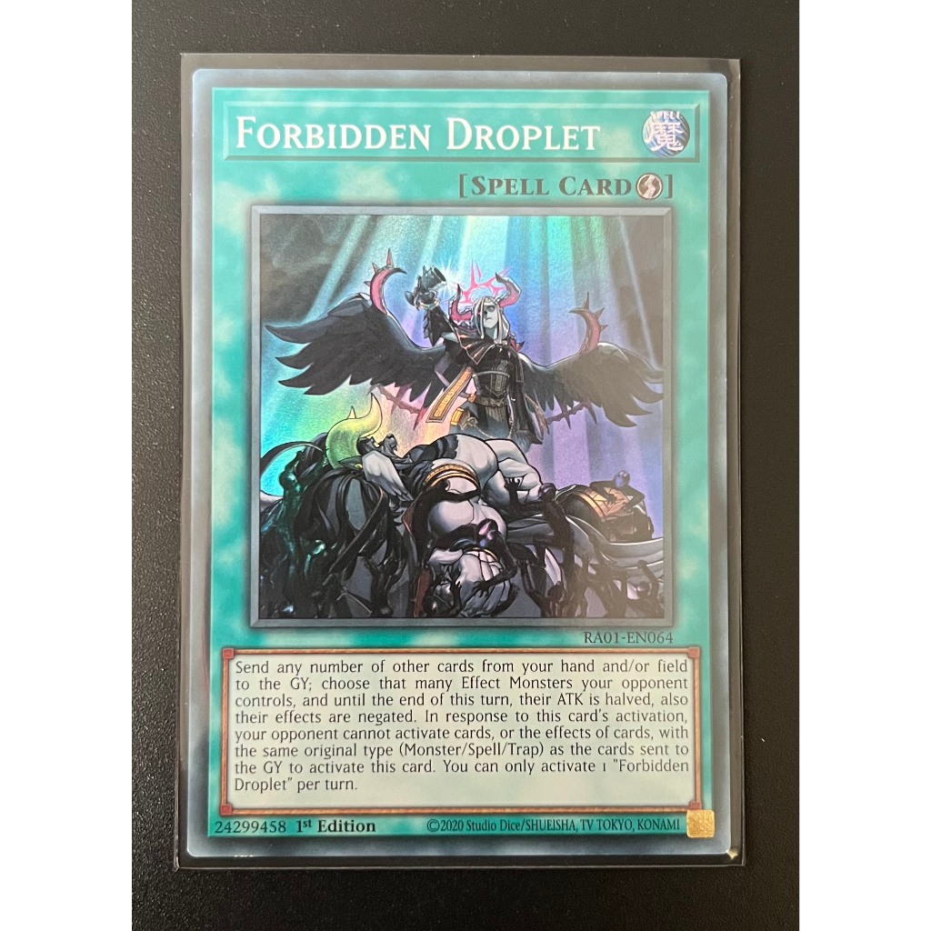 [Thẻ bài Yugioh] - [TCG-UK] - RA01-EN064 - Forbidden Droplet | Shopee ...