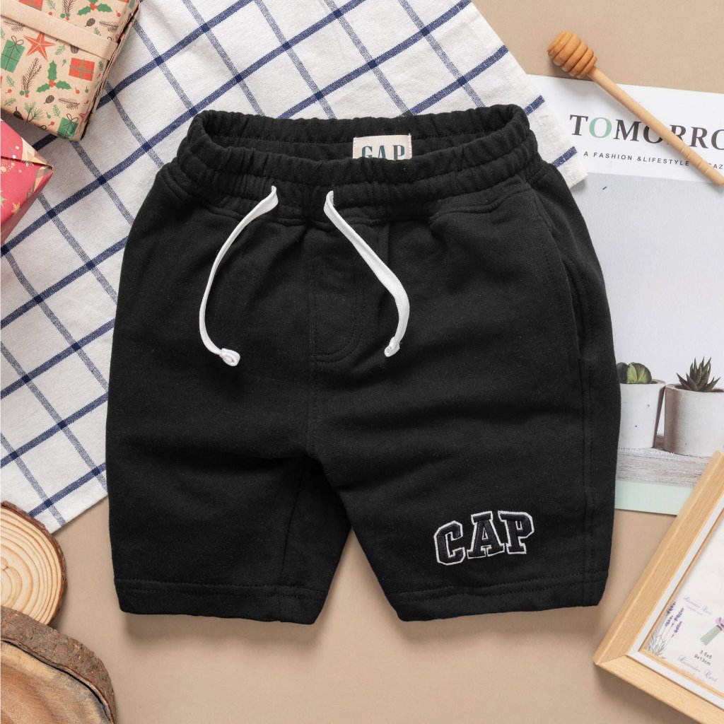 Quần short thun cho bé, Quần short Bé Trai size 10kg-50kg, Quần short thêu logo vải cotton da cá ...