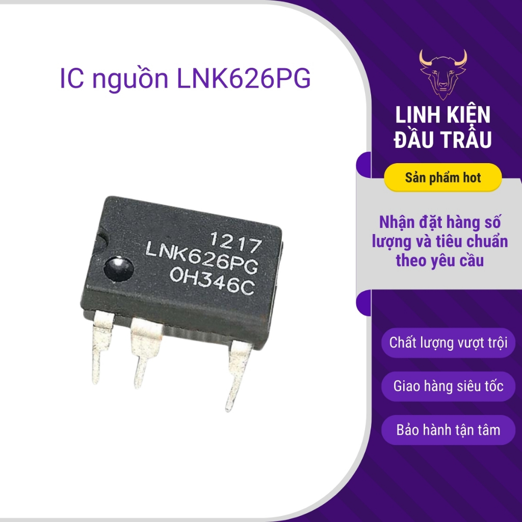 IC nguồn LNK626PG LNK626 chính hãng linh kiện đầu trâu | Shopee Việt Nam