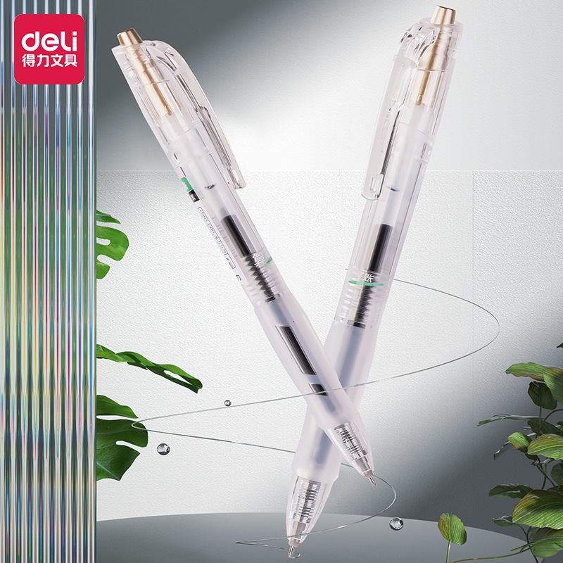 Bút mực gel Deli Lineflow SA130 ngòi 0.35mm mực màu đen | Shopee Việt Nam